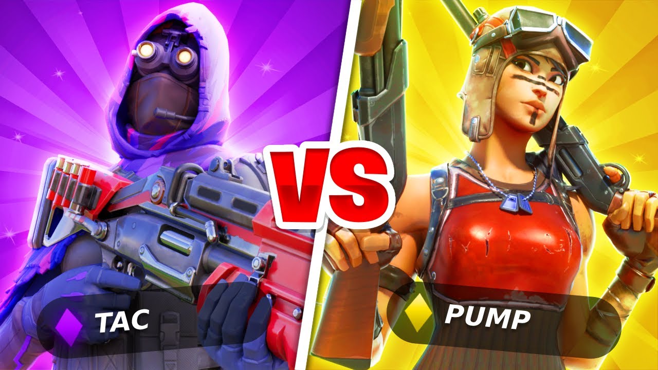 PUMP VS TAC in OG FORTNITE - YouTube