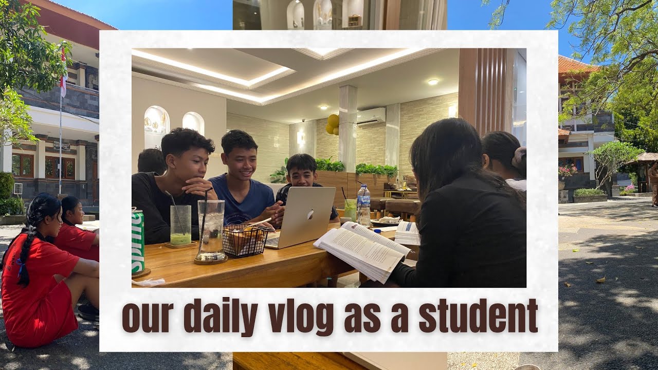 OUR DAILY VLOG AS A STUDENTS !! || tugas informatika kelas 9 - YouTube