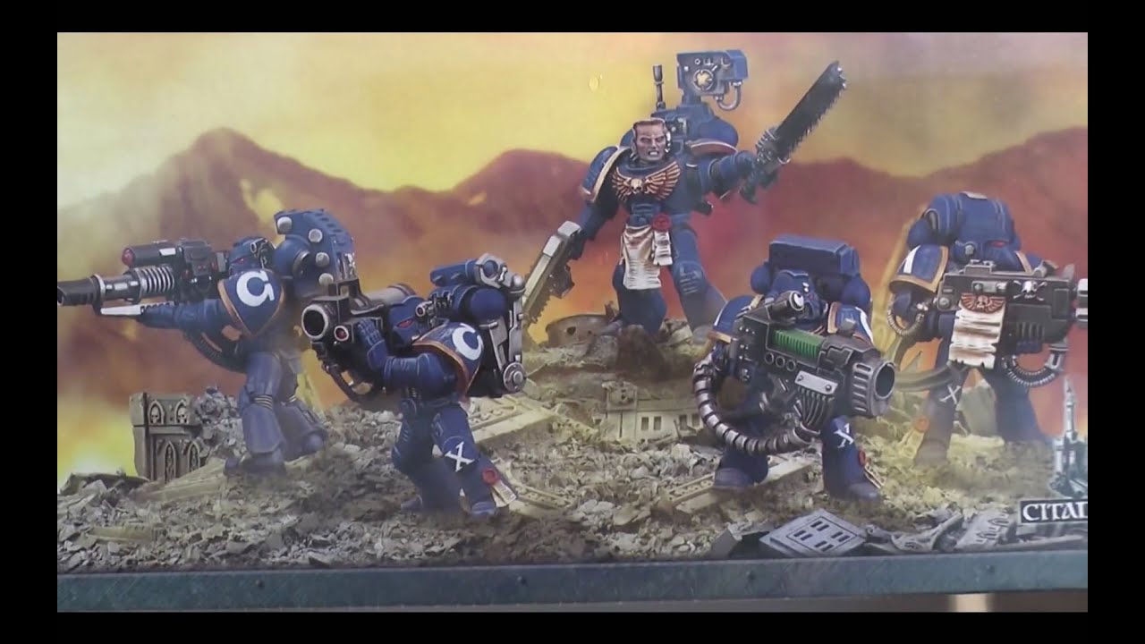 Space Marine Devastator squad unboxing and review (WH40K) - YouTube