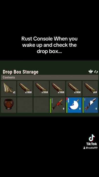 Rust Console When the subscribers filled my Dropbox…#shorts #rust #rustconsole - YouTube