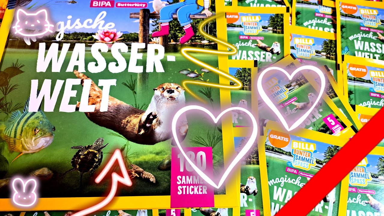 Sticker Sammel Spass: Billa Bunter Sammel Spass: Magische Wasser Welt ...
