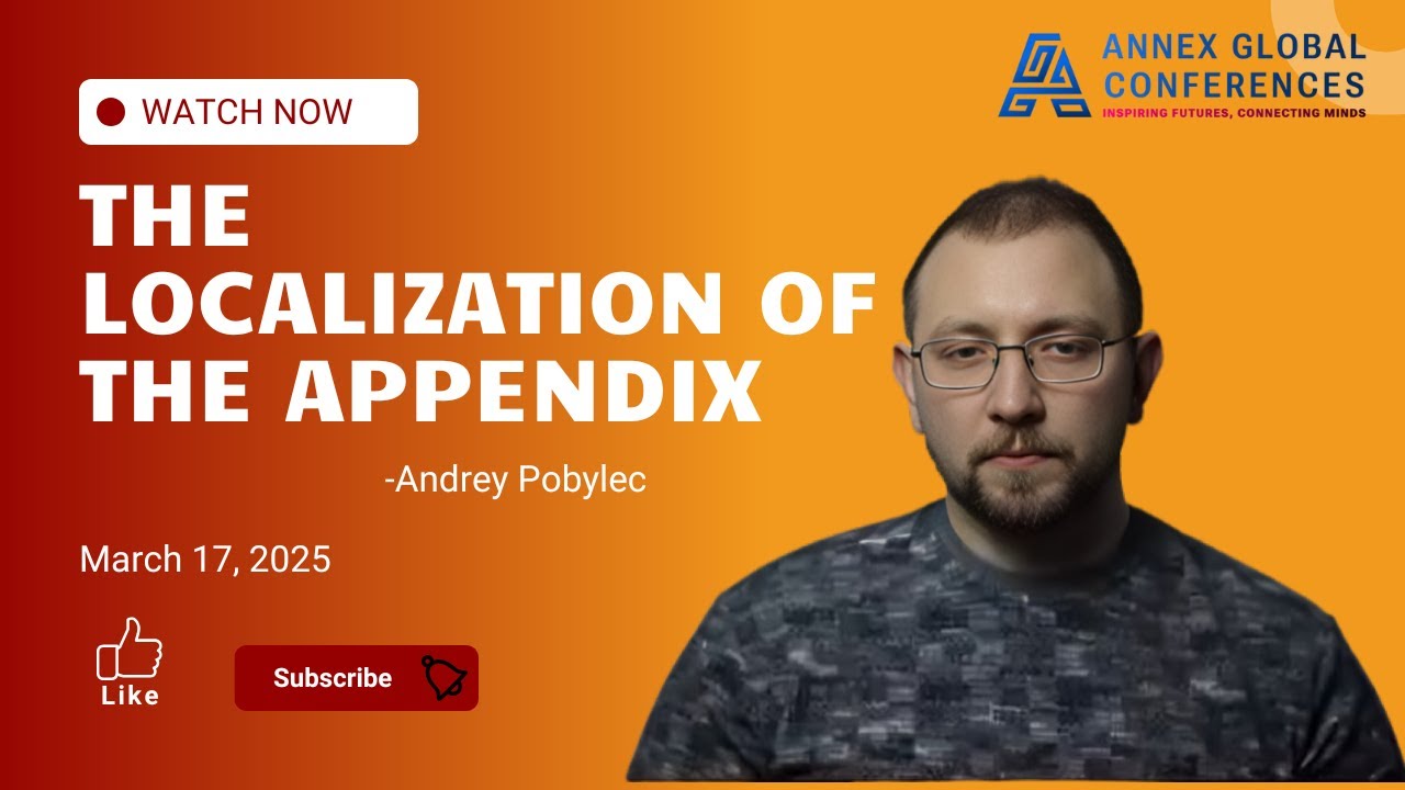 ‘The Localization of the Appendix’ by Andrey Pobylec | Webinar | March ...