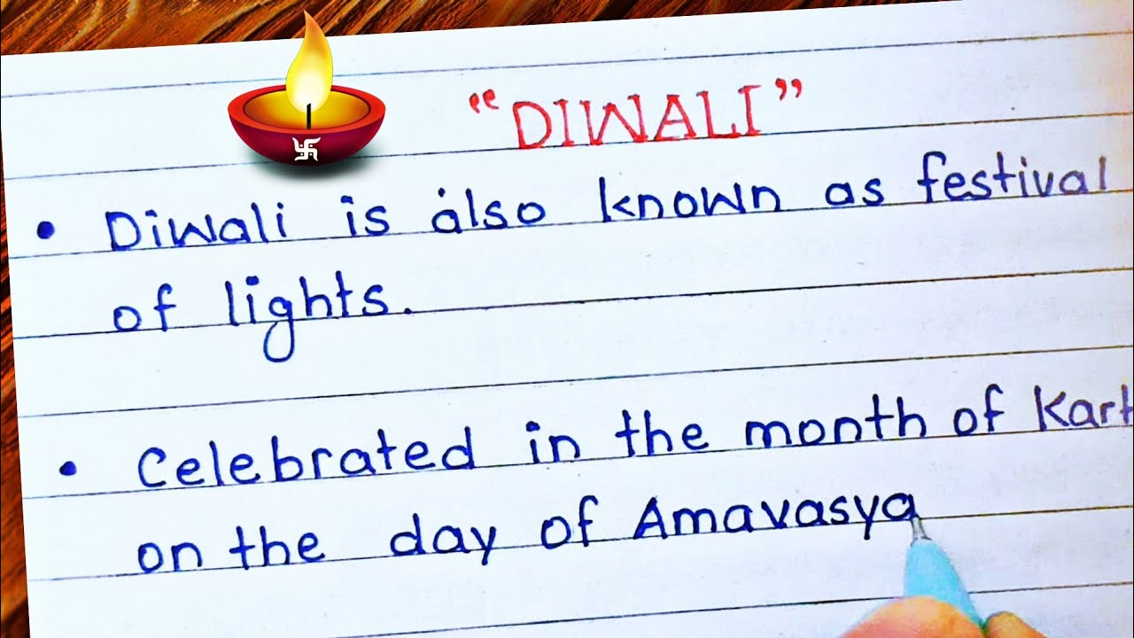 Write Essay on diwali | Diwali Essay writing in english | Short essay ...
