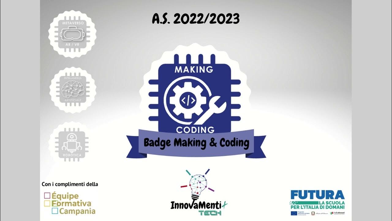 Badge Making & Coding - InnovaMenti Tech - YouTube