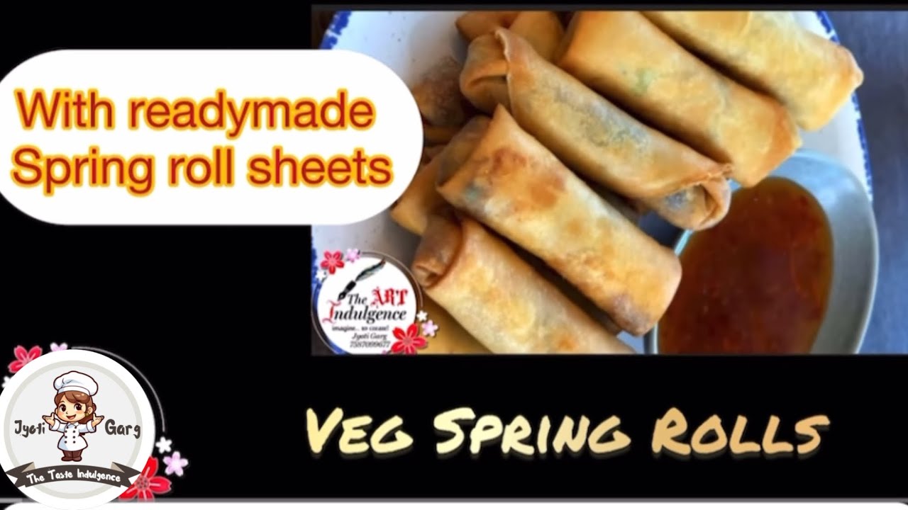 Spring rolls with readymade sheets| springroll kaise banaye - YouTube