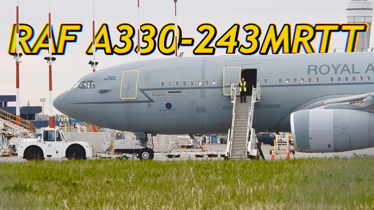 RAF KC2 Voyager (A330-243MRTT) DEPARTURE FROM CALGARY AIRPORT! - YouTube