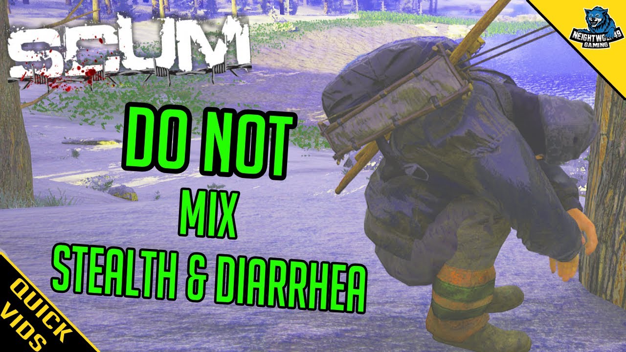 SCUM Funny Moments: Diarrhea Results in Death [Hilarious Gameplay ...