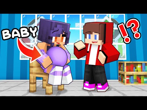 APHMAU is PREGNANT with JJ's BABY - Maizen Minecraft Animation