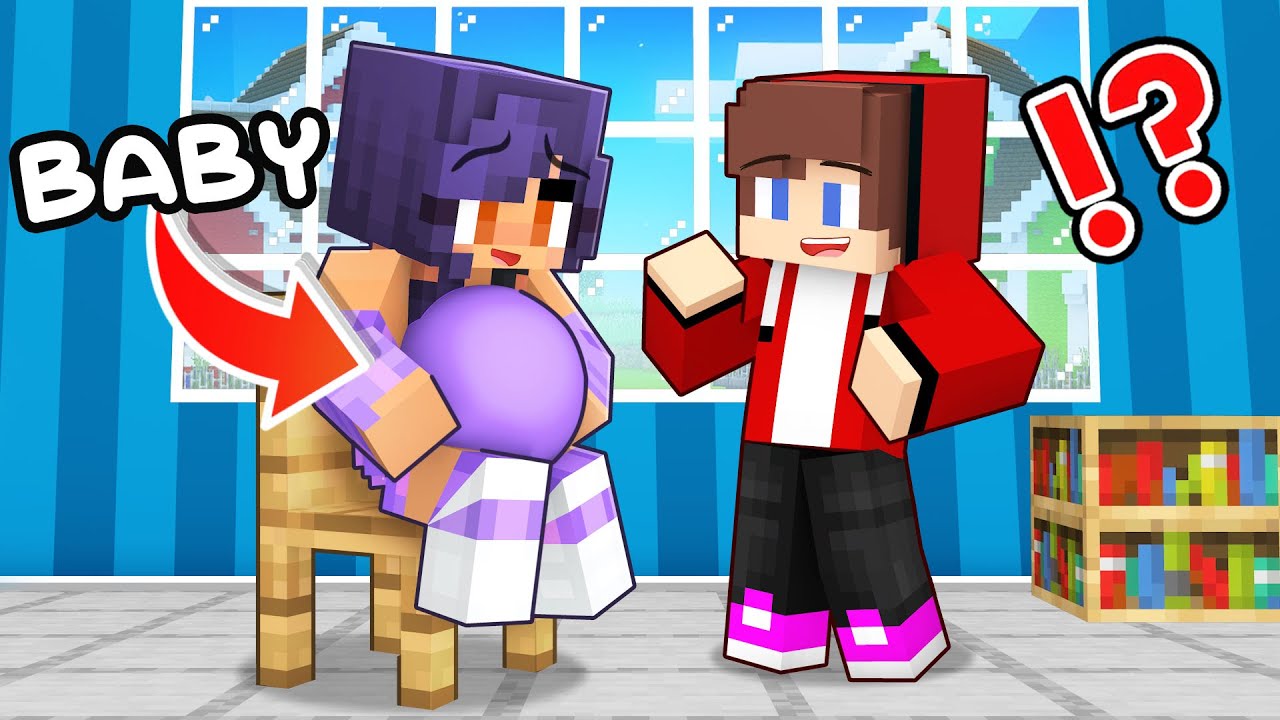 APHMAU is PREGNANT with JJ's BABY - Maizen Minecraft Animation - YouTube
