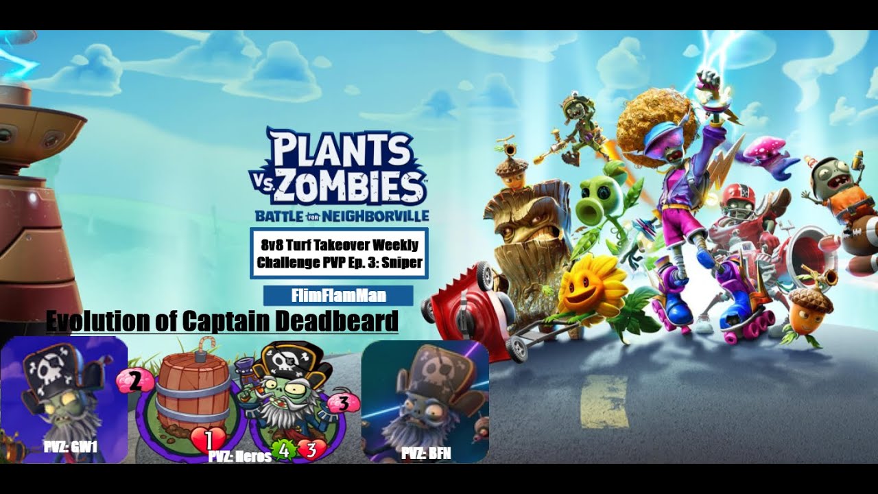 Cactus & Captain Deadbeard PVP Ep. 3 PVZ: BFN - YouTube