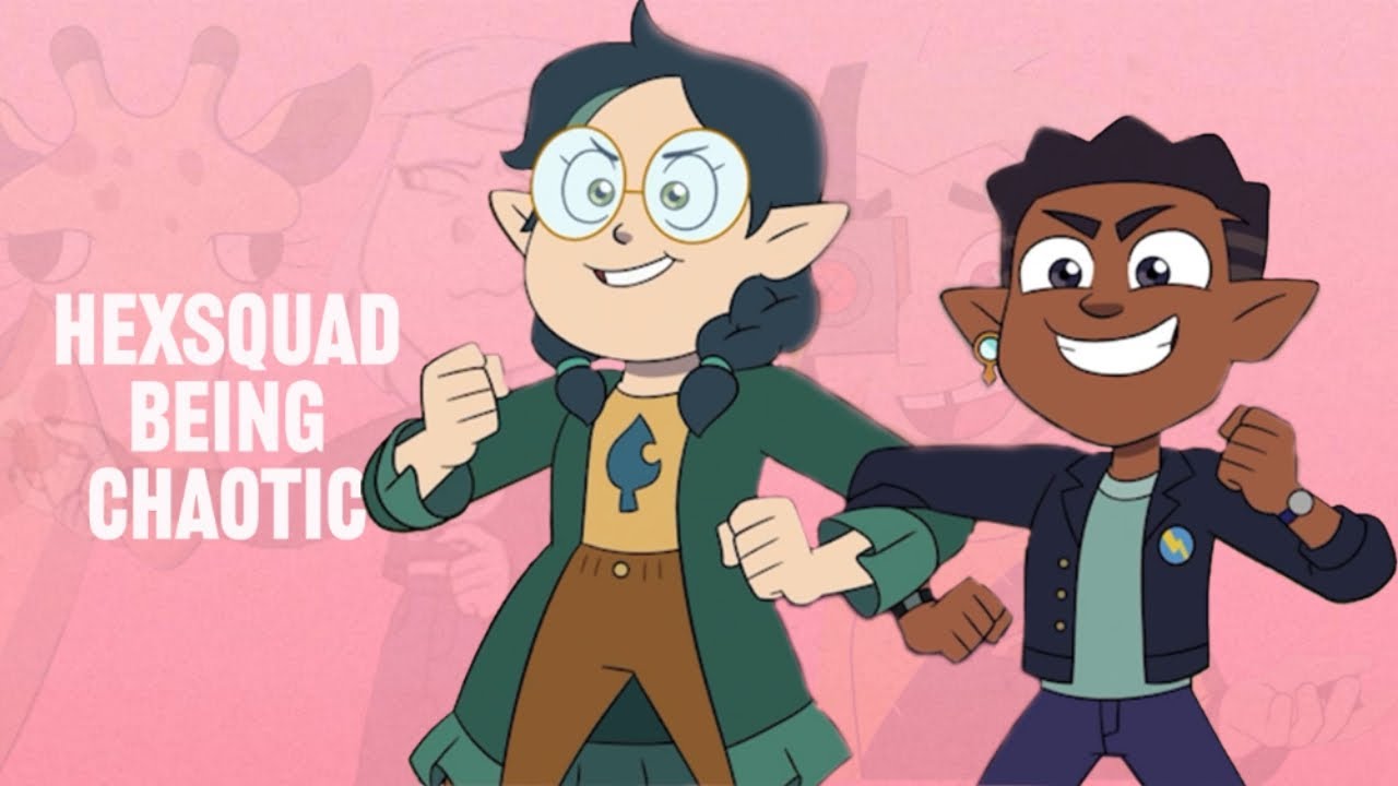 Hexsquad being chaotic in the human realm for 2 minutes straight - YouTube