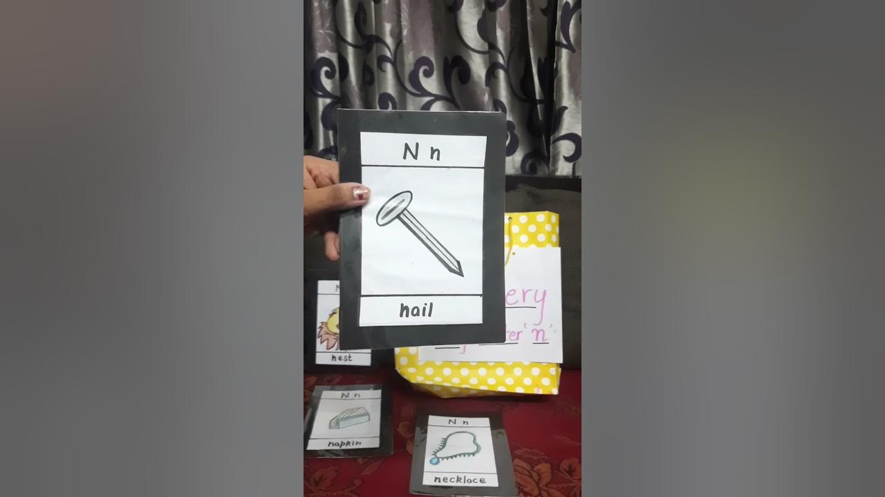 Mystery bag game of letter n - YouTube