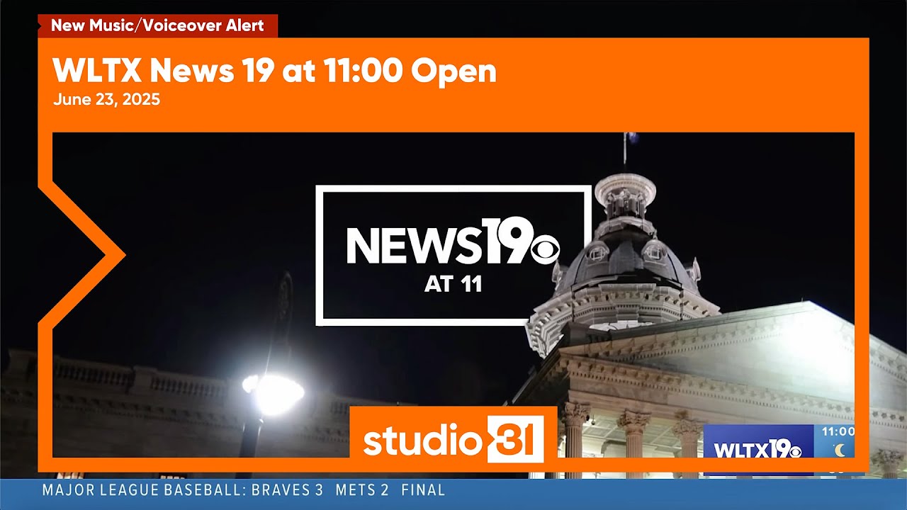 WLTX News 19 at 11:00 Open, 6/23/2025 (New Music/Voiceover) - YouTube