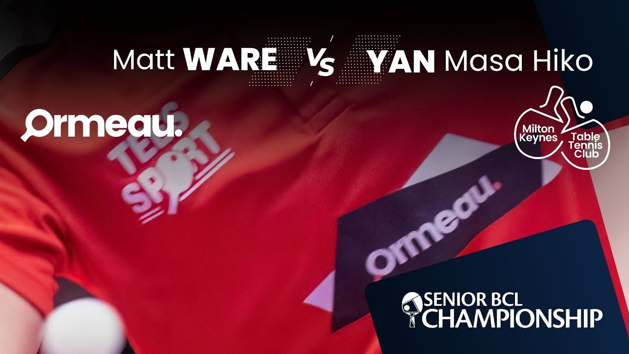 Matt Ware vs Yan Masa Hiko Full Match | Senior BCL Championship Division 2024-25 - YouTube