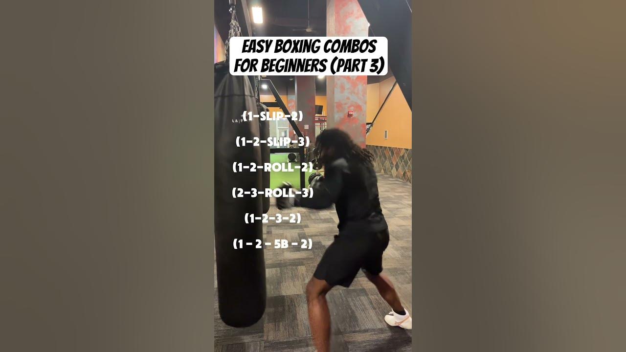 Easy Boxing Combos For Beginners Part 3 - YouTube