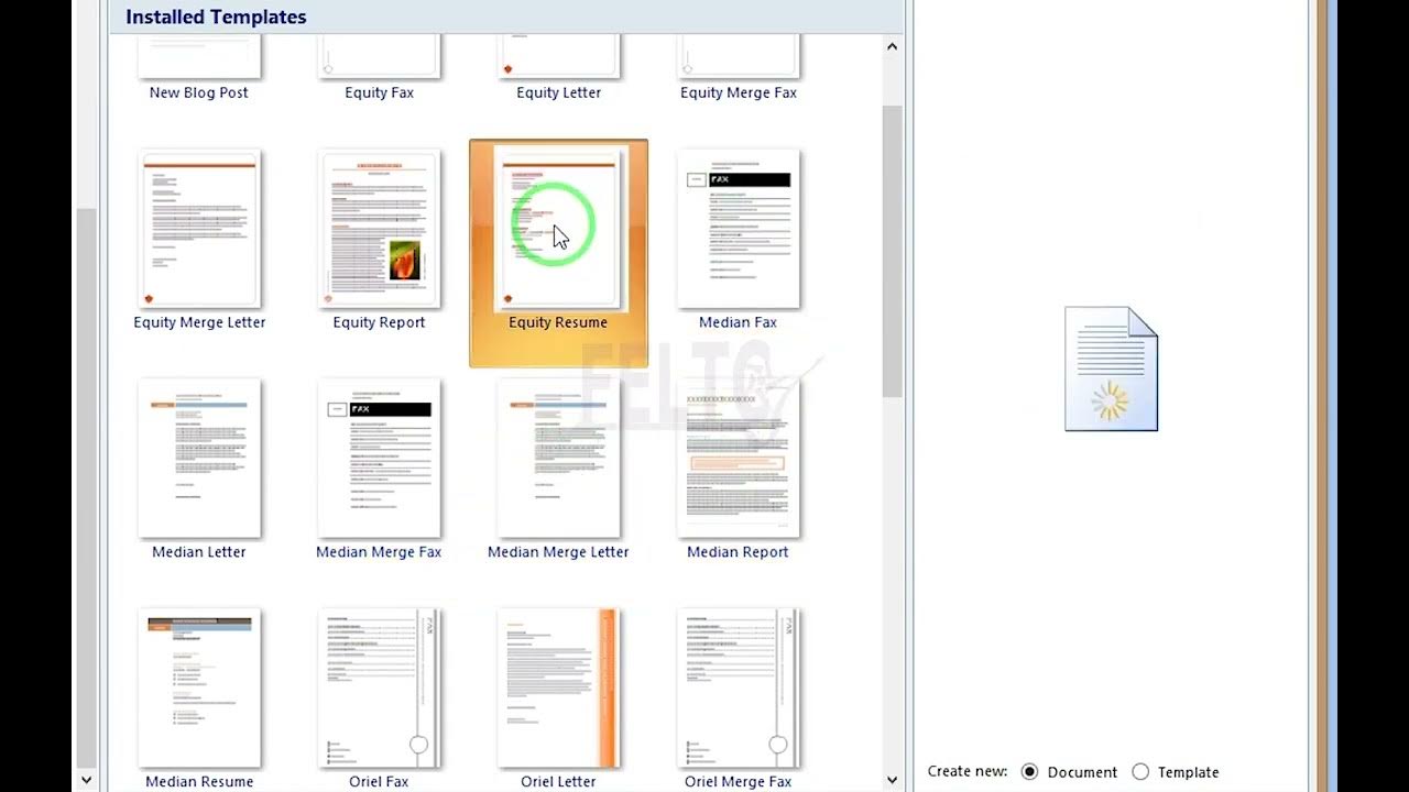 Creating a New File in MS Word | How to open file and see Recent File ...