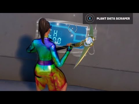 Plant a data scraper in fortnite - YouTube