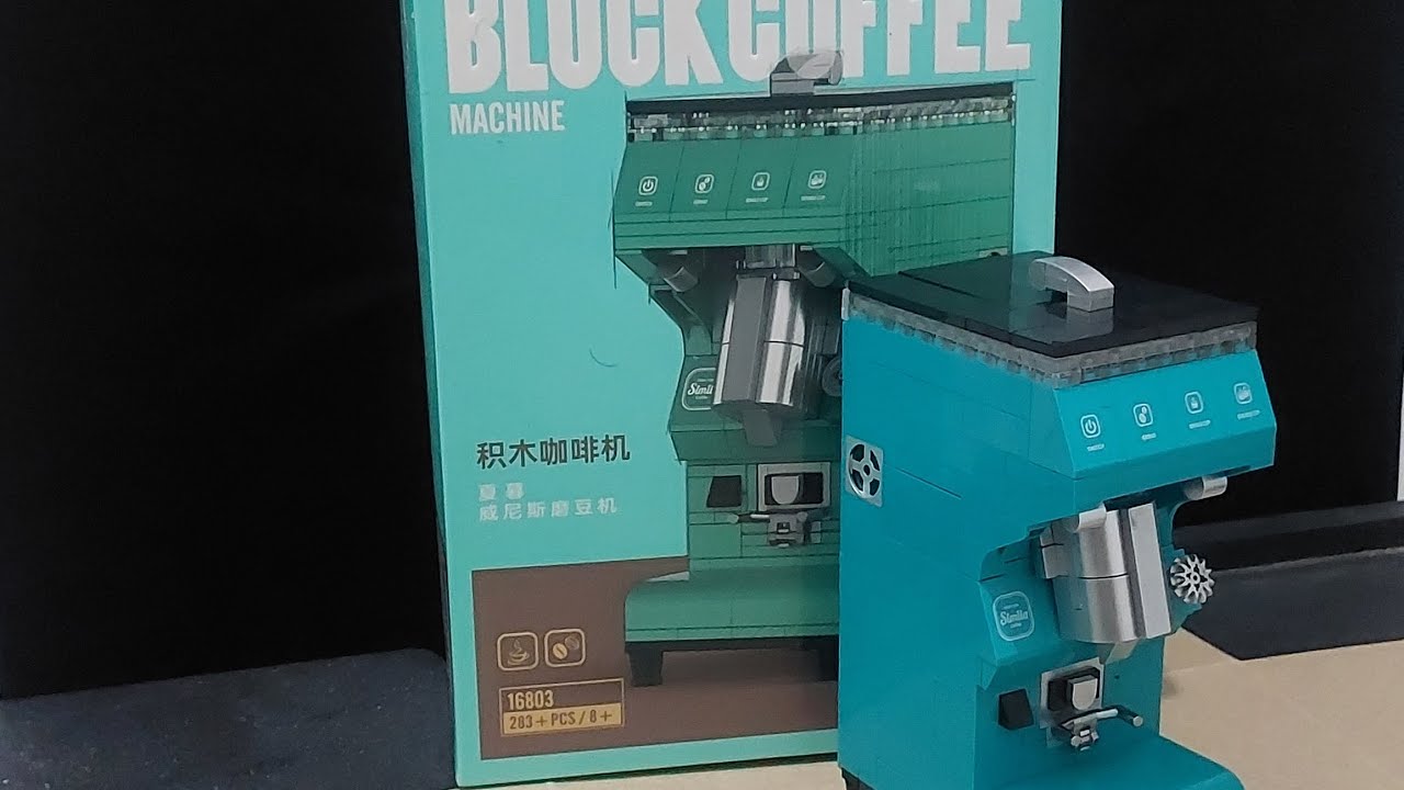 Speed Build | Unboxing Decool Lego Block Coffee Machine - YouTube