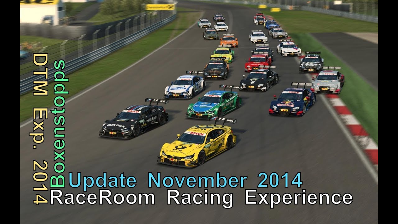 R3E Cars & Tracks #53 - Update Review November, DTM E 2014, Boxenstopps ...