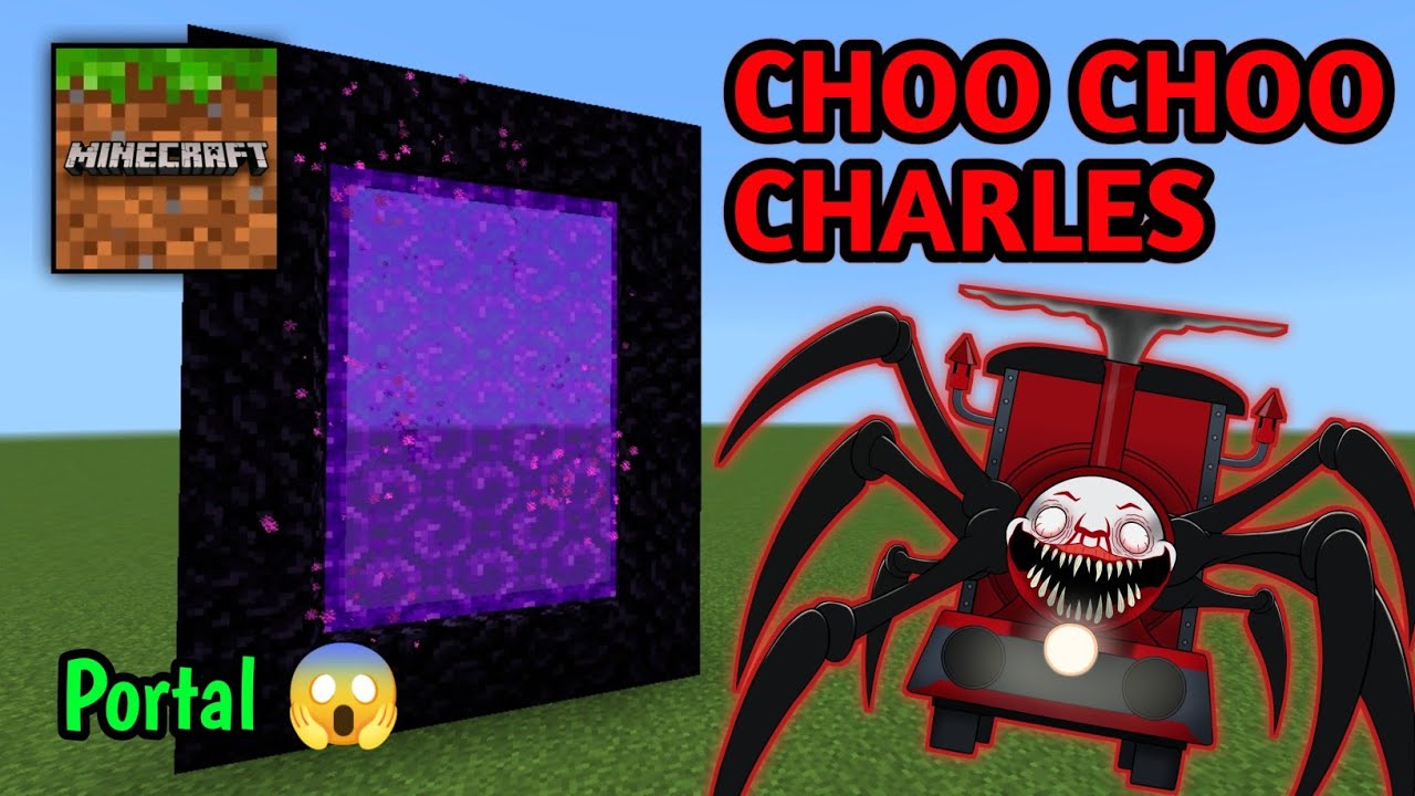 😱 I Made Choo-Choo Charles Portal In Minecraft | UK HappY KinG - YouTube