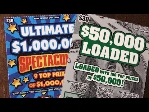$30 lottery ticket books from NJ - YouTube