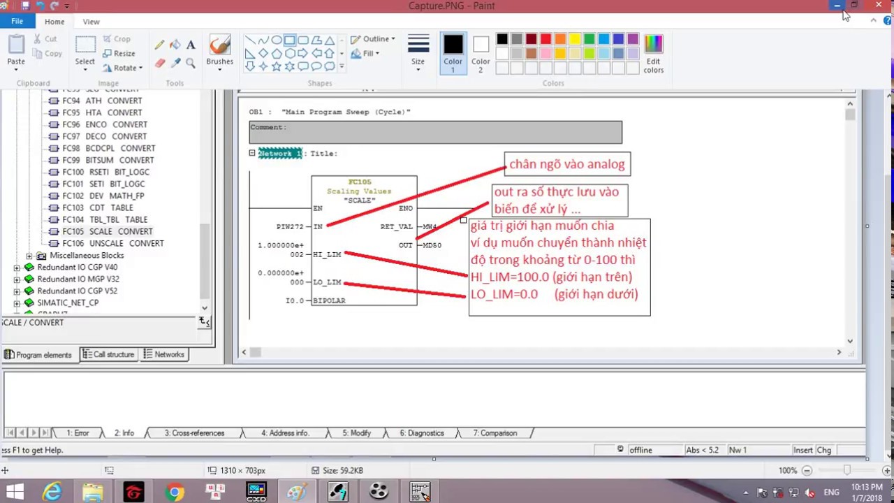 analog plc s7 300 and PT100 - YouTube