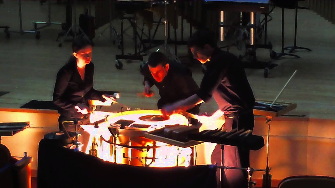 IU Percussion Ensemble - "A Man with a Gun Lives Here" by Steven Snowden - YouTube