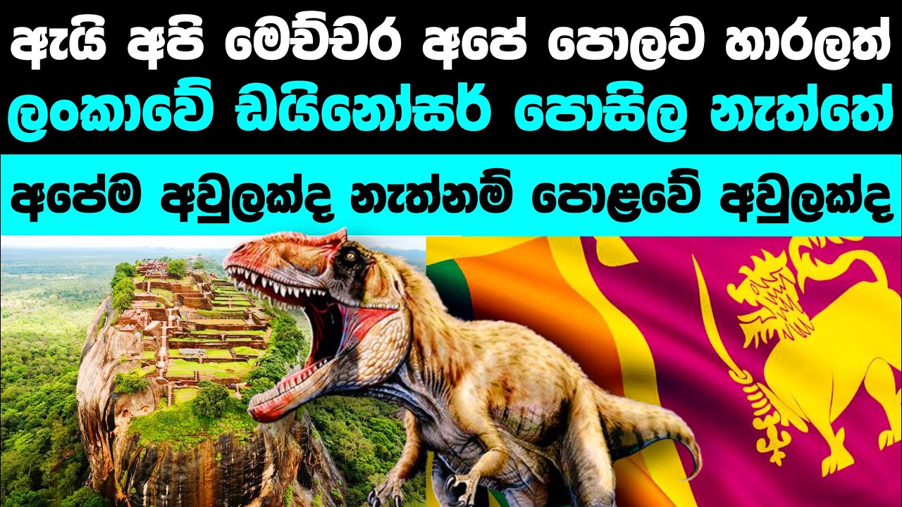 ඇයි ලංකාවෙන් ඩයිනෝසර් පොසිල හම්බෙන්නේ නැත්තේ? | Why we can’t find ...