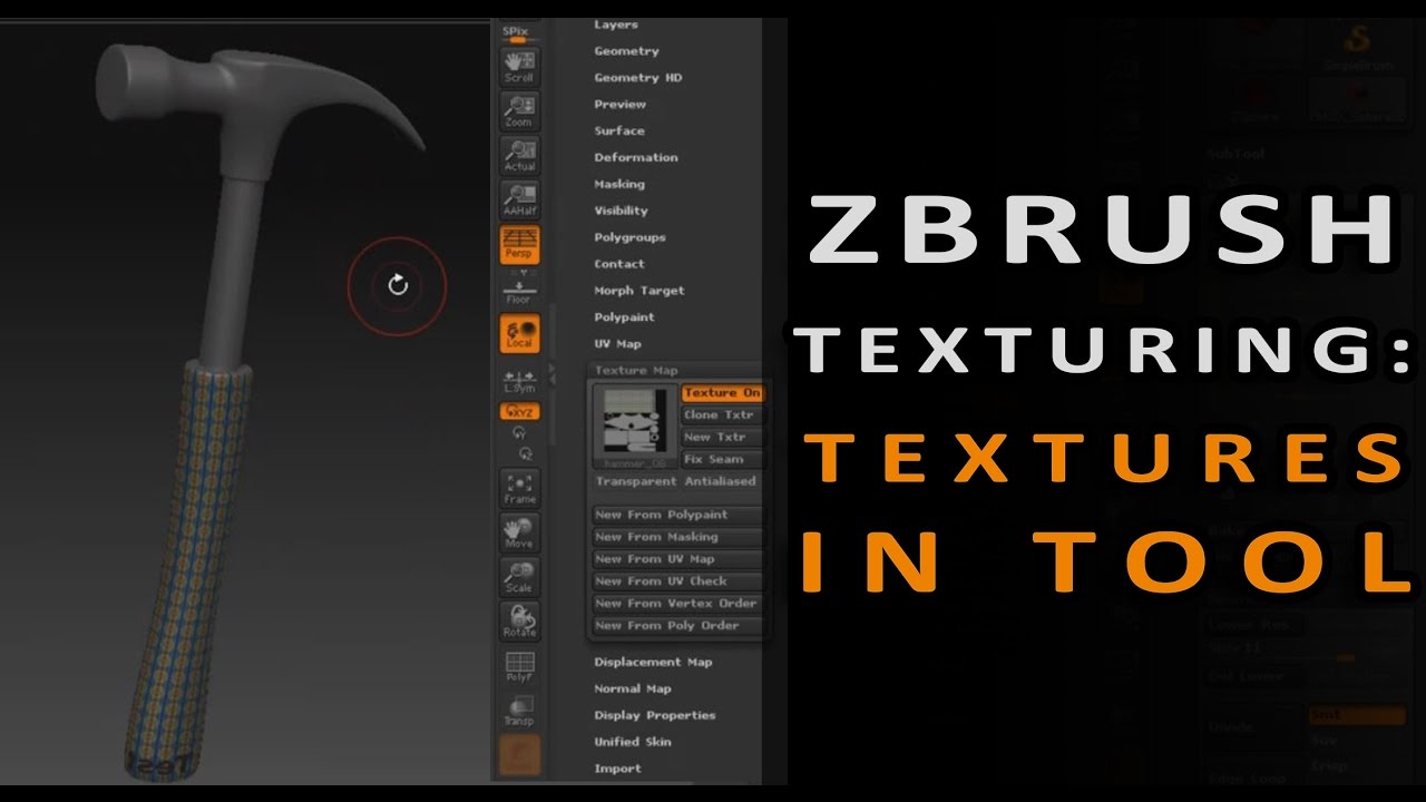 ZBrush: Textures - YouTube