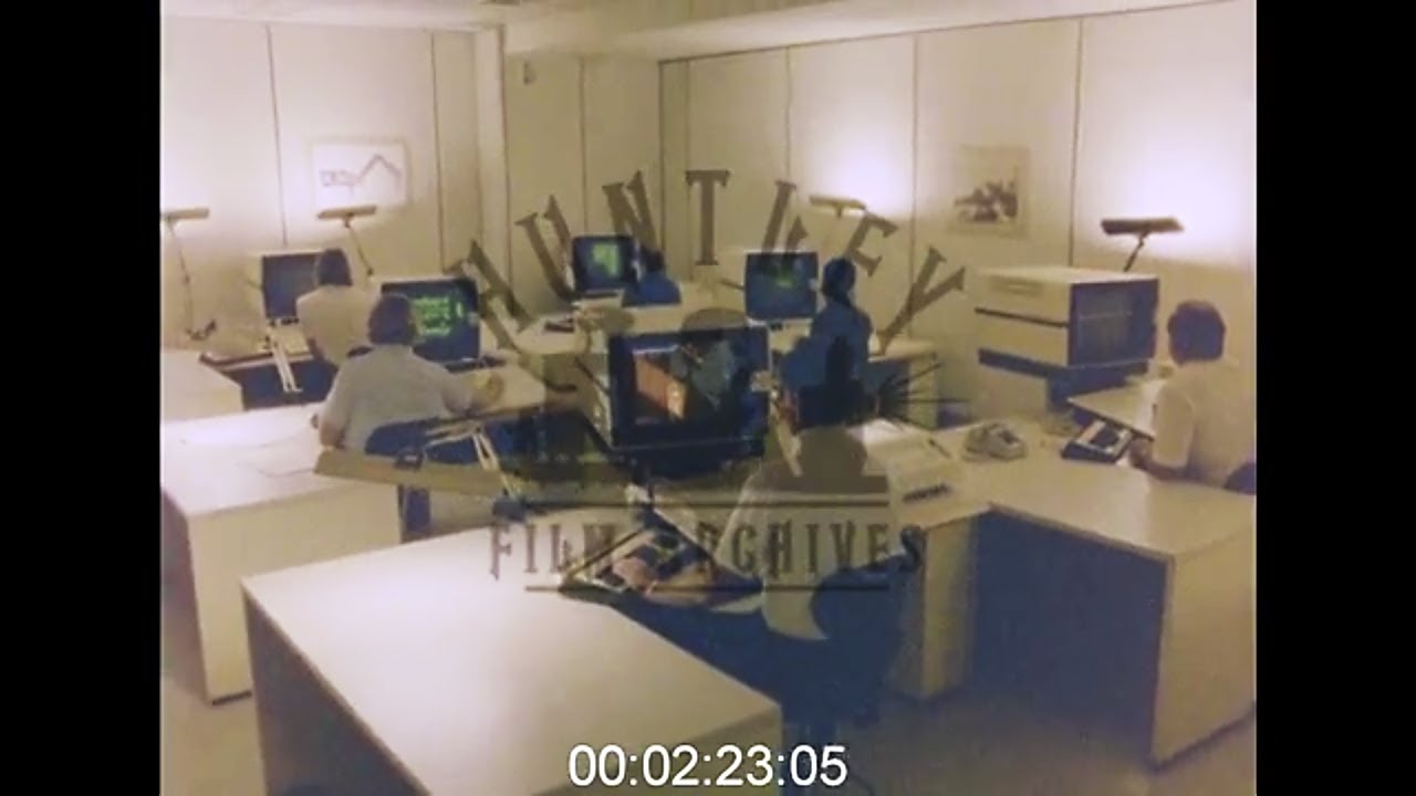 Office Space and Computers, 1980s - Film 1038676 - YouTube