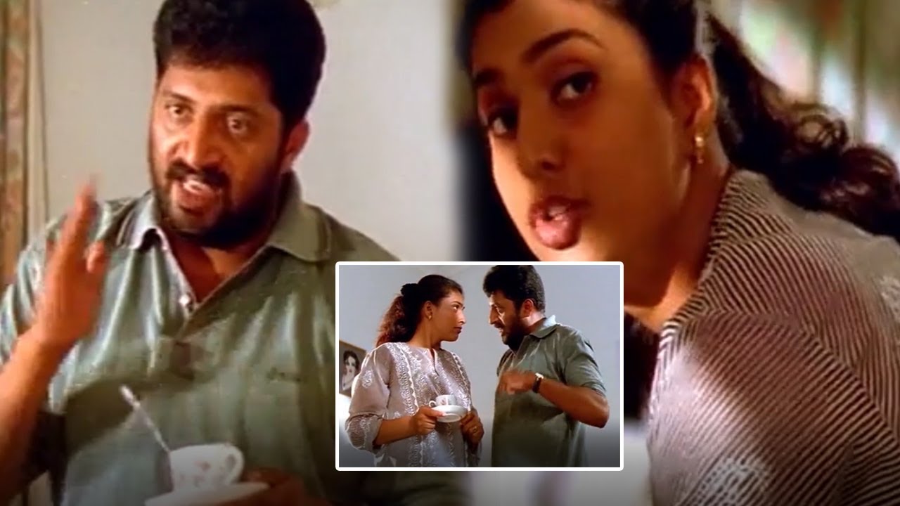 Roja & Prakash Raj Funny Argument Movie Scenes || Telugu Movie Comedy ...