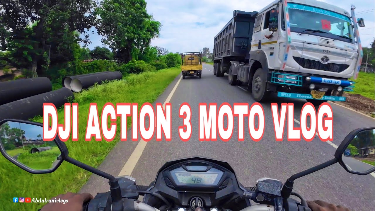 dji action 3 moto vlog 4k | village moto vlogger | hornet 160r moto ...