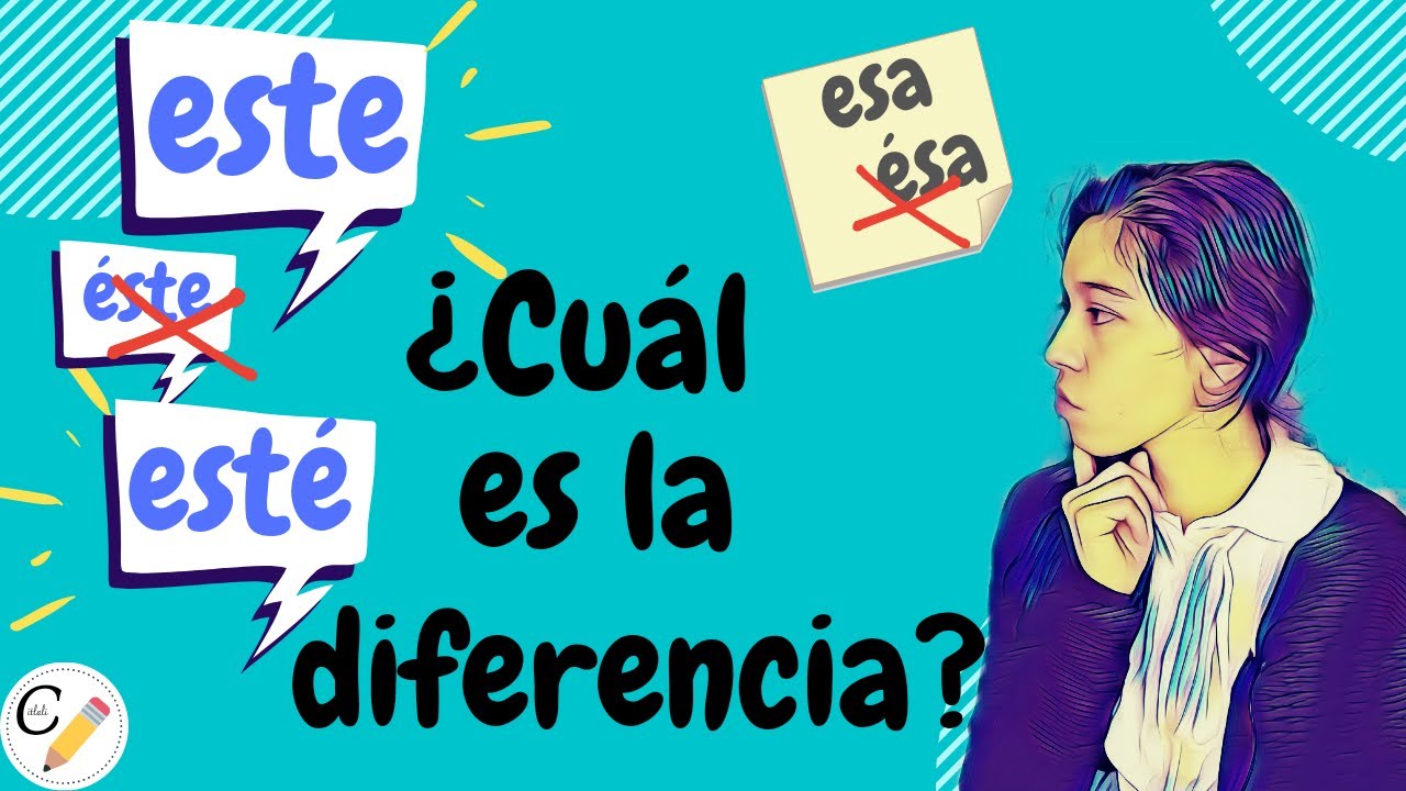 ¿Esté, este o éste? - YouTube