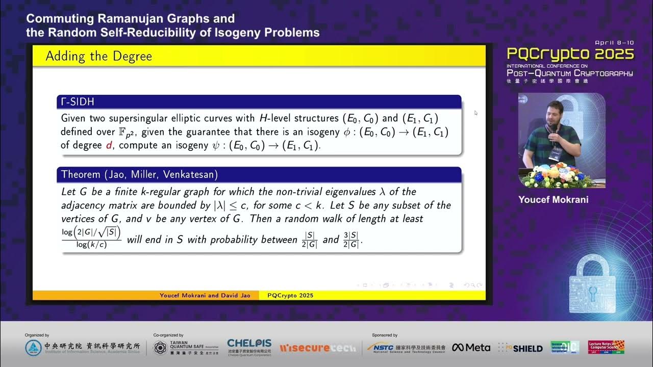 Commuting Ramanujan Graphs and the Random Self Reducibility of Isogeny ...