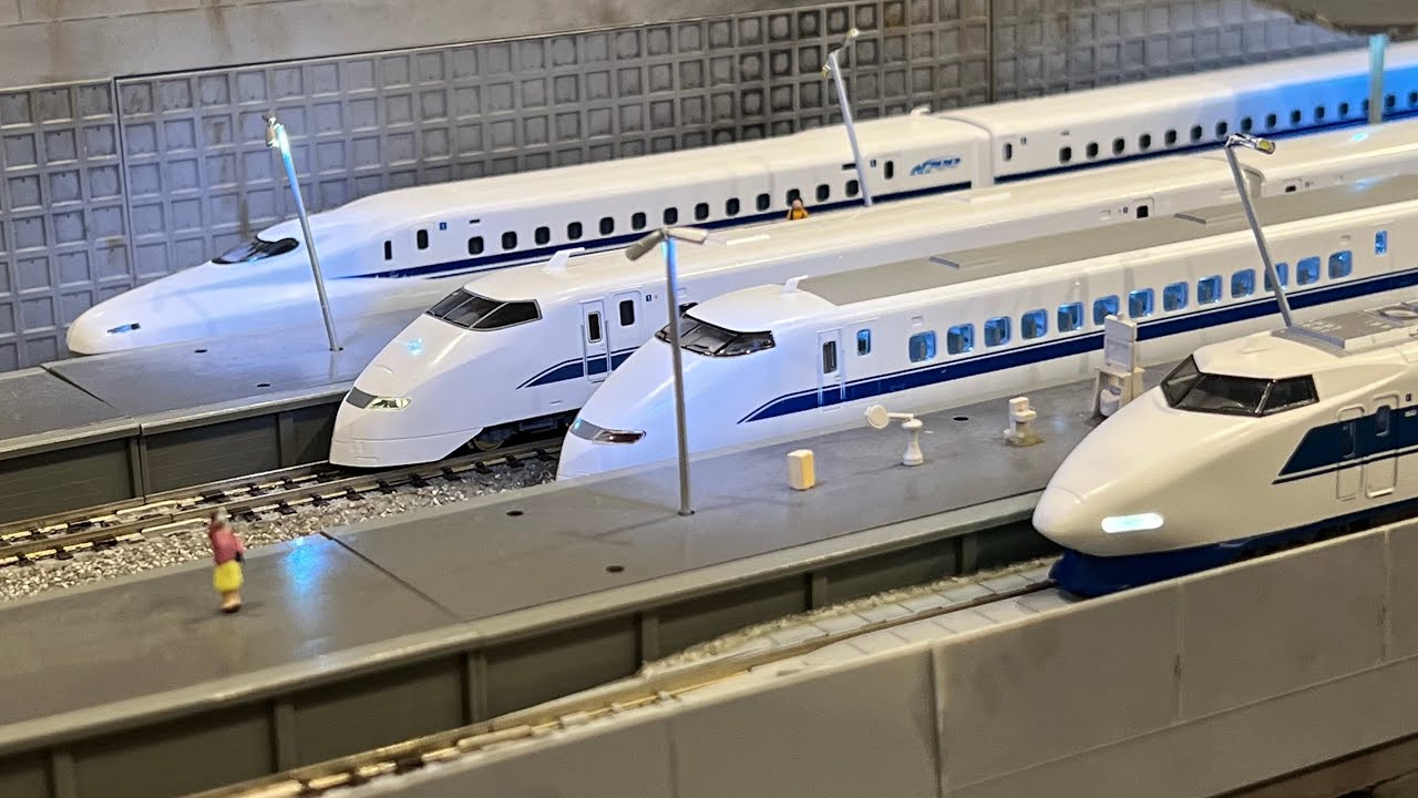 【Nゲージ】E351系、E353系、300系、113系、E657系スーパーひたち、EF58牽引青大将、などなど - YouTube