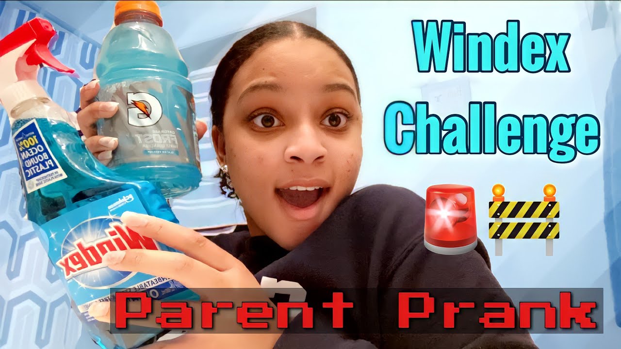 Funny Windex Challenge Prank on Parents! - YouTube