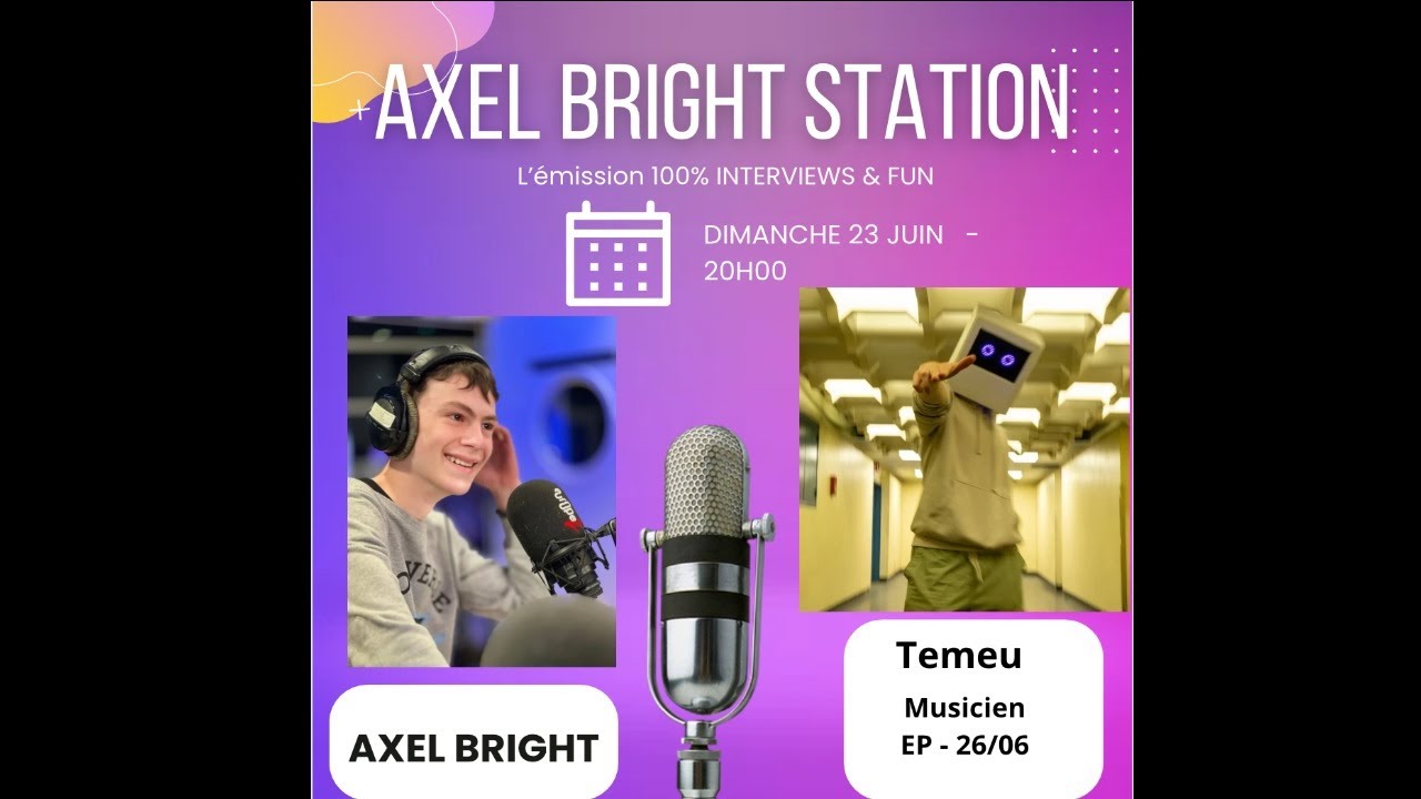 EXPRESS RADIO / AXEL BRIGHT STATION / EMISSION DU 23 JUIN 2024 - YouTube