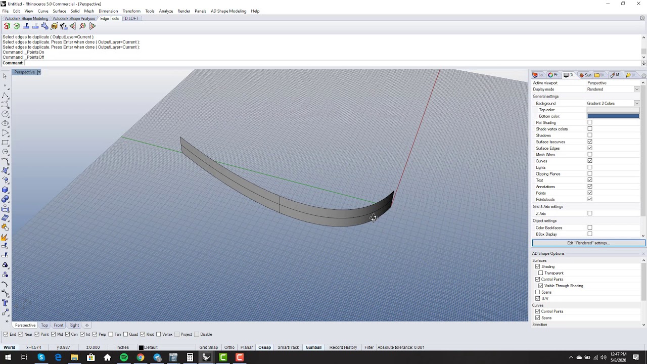 Rhino3D Quick Tip: Guide Extrusions - YouTube