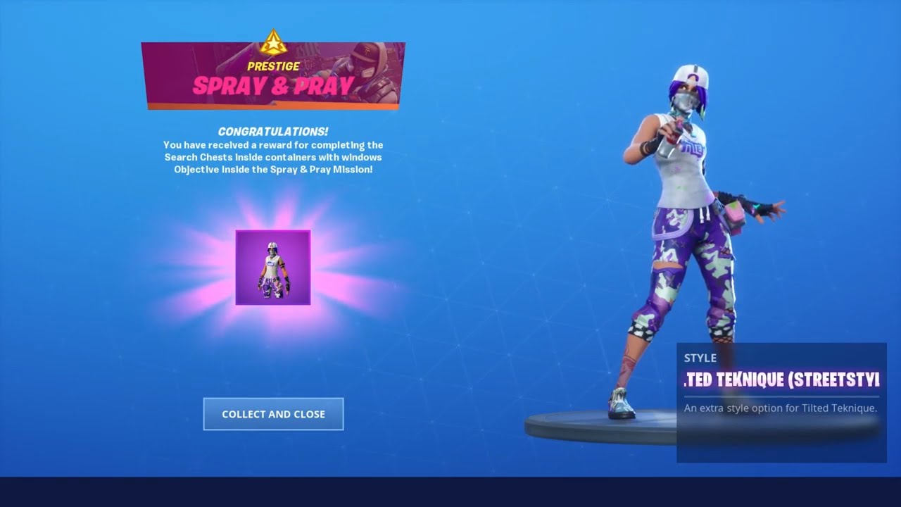 *UNLOCKING* The (Streetstyle) Tilted Teknique Skin In Fortnite ...