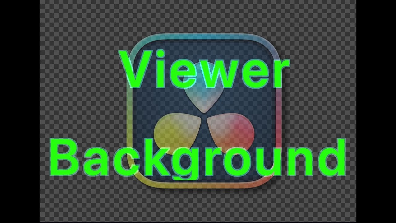 DaVinci Resolve 19 - Viewer Background / Fix Blanking - YouTube