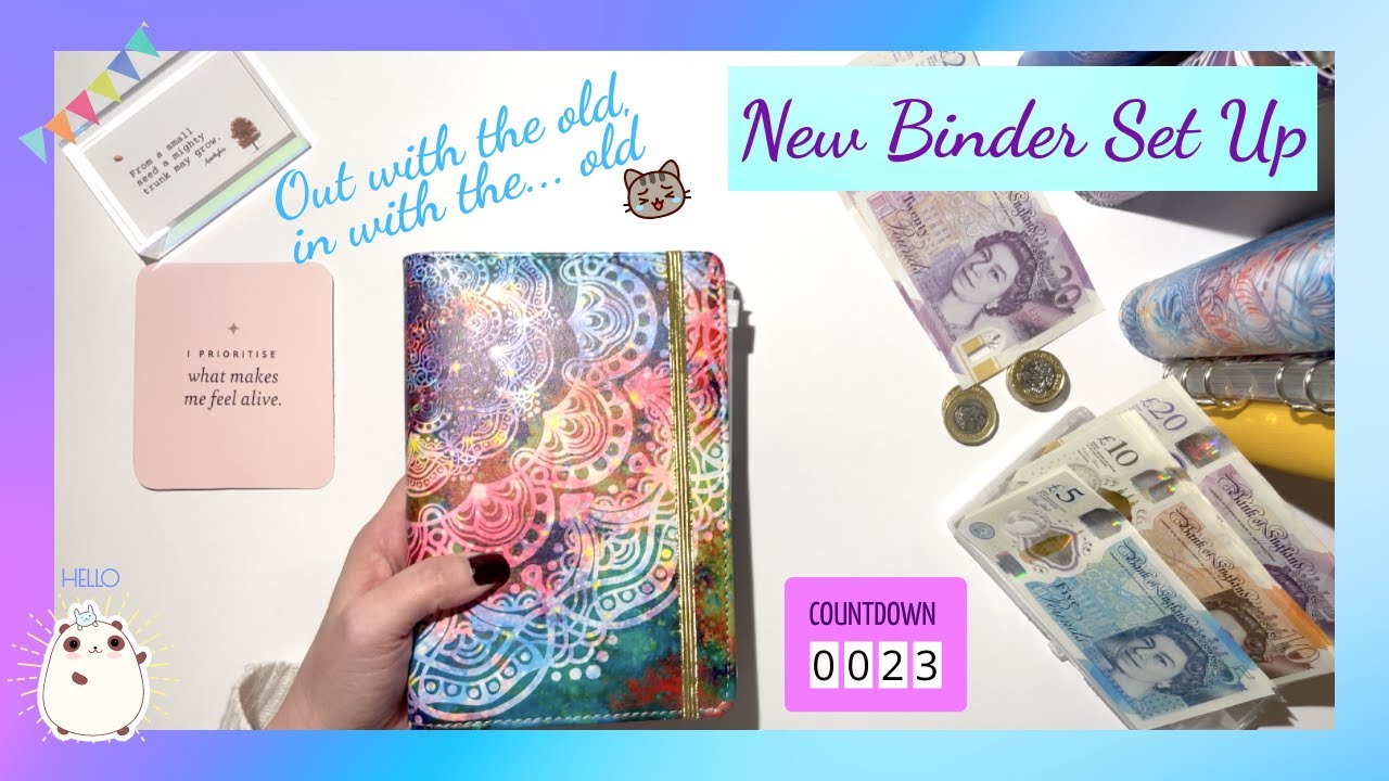 New Binder Setup! | Weekly Cash Stuff | UK Cash Stuffing | Budgeting ...