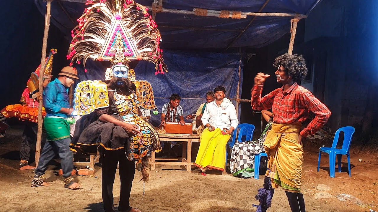 Therukoothu | அசத்தலான சூரவேடம் | ஸ்ரீ மூனிஸ்வரன் நாடக சபா ...