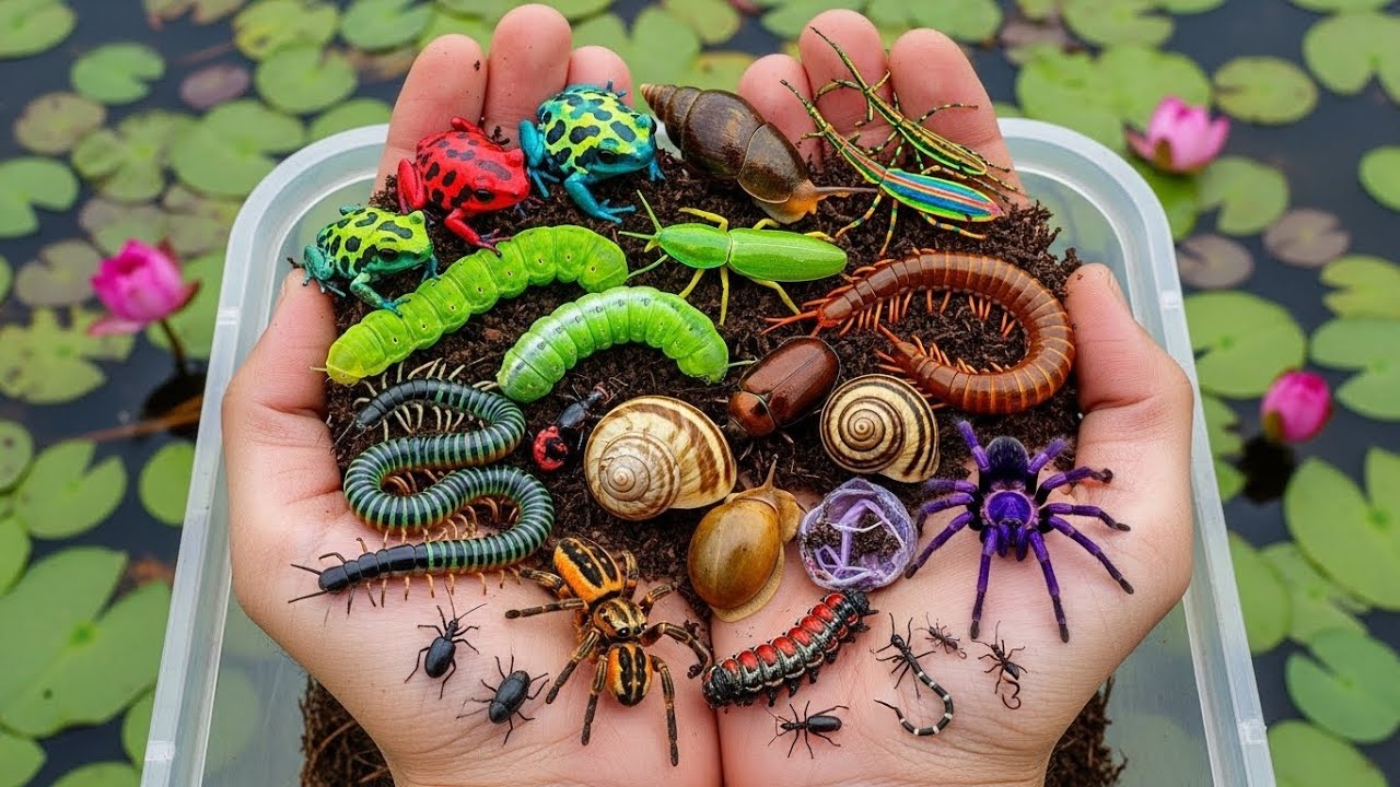 Peaceful Catch & Release of Colorful Insects in the Forest | Wildlife ...