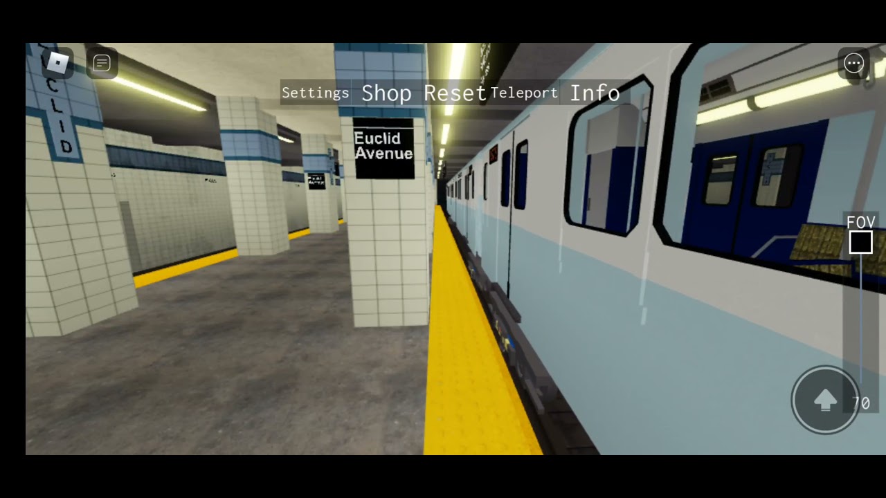 Inwood 207th St bound R10 A train action Euclid Av in Roblox Operator's ...