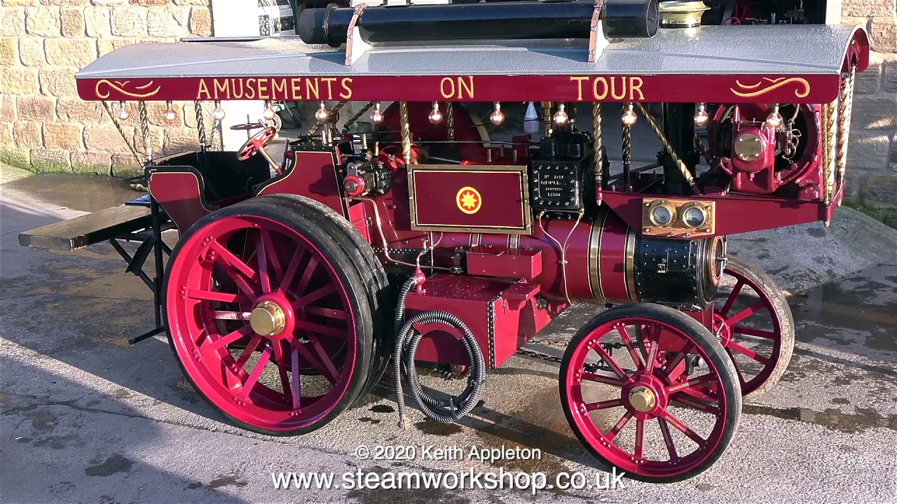 A VISIT TO THE STEAM WORKSHOP TO SEE A SHOWMAN'S ENGINE - YouTube