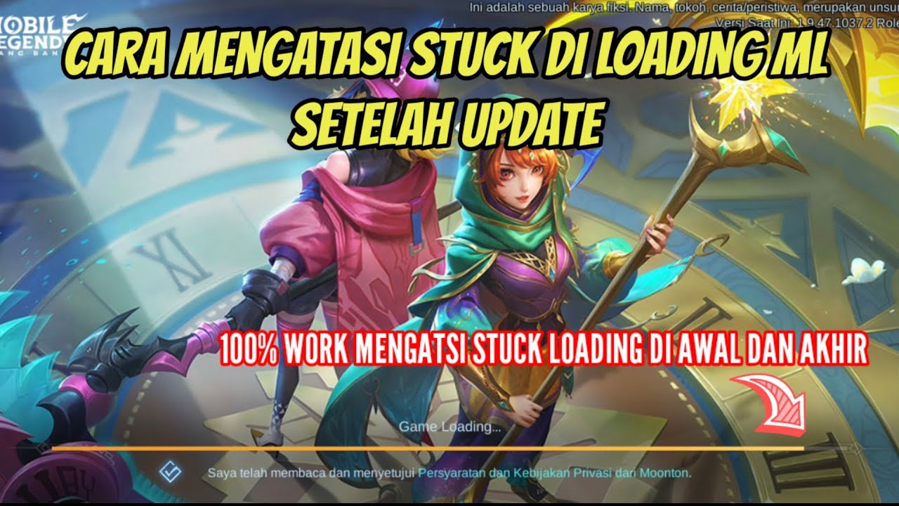 CARA MENGATASI ML STUCK DI LOADING TERBARU 2025 | ML STUCK DI GAME ...