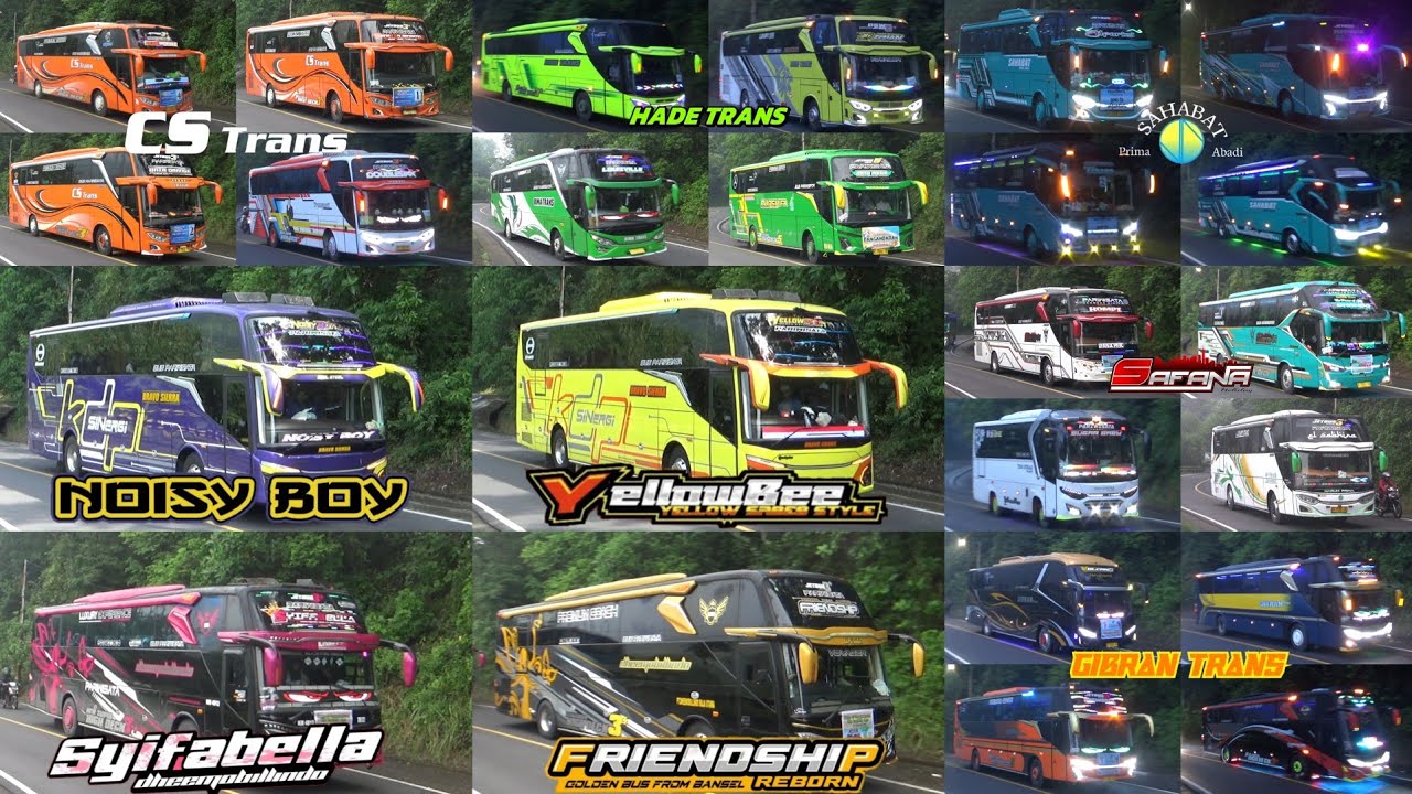 Mobil Bus Telolet Noisy Boy, Yellow Bee, Syifabella, Ratu Mesir ...