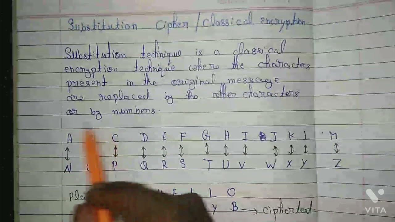 substitution cipher in hindi / Transposition technique in cryptography ...