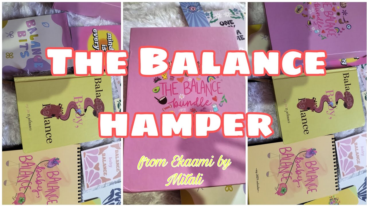 "The Balance hamper" from "EKAAMI" by Mitali 💕||Yearly Planner/Journal ...