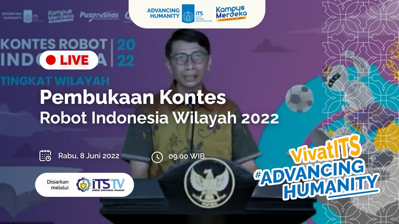 Pembukaan Kontes Robot Indonesia Wilayah 2022 - YouTube
